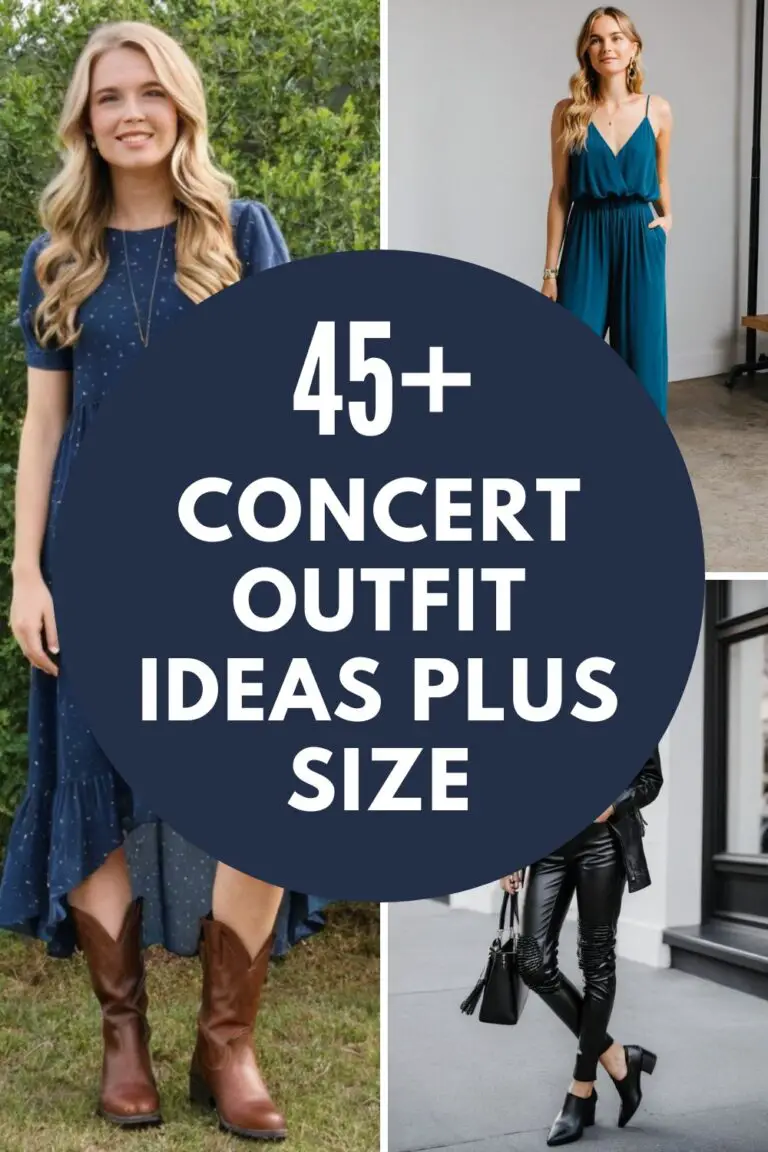 45+ Stylish and Comfortable Concert Outfit Ideas Plus Size