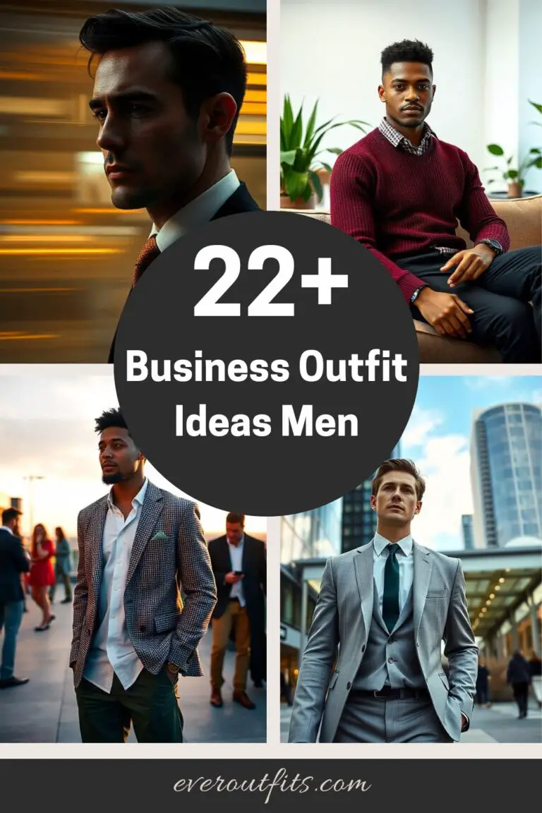 22+ Business Outfit Ideas Men for Every Occasion and Season