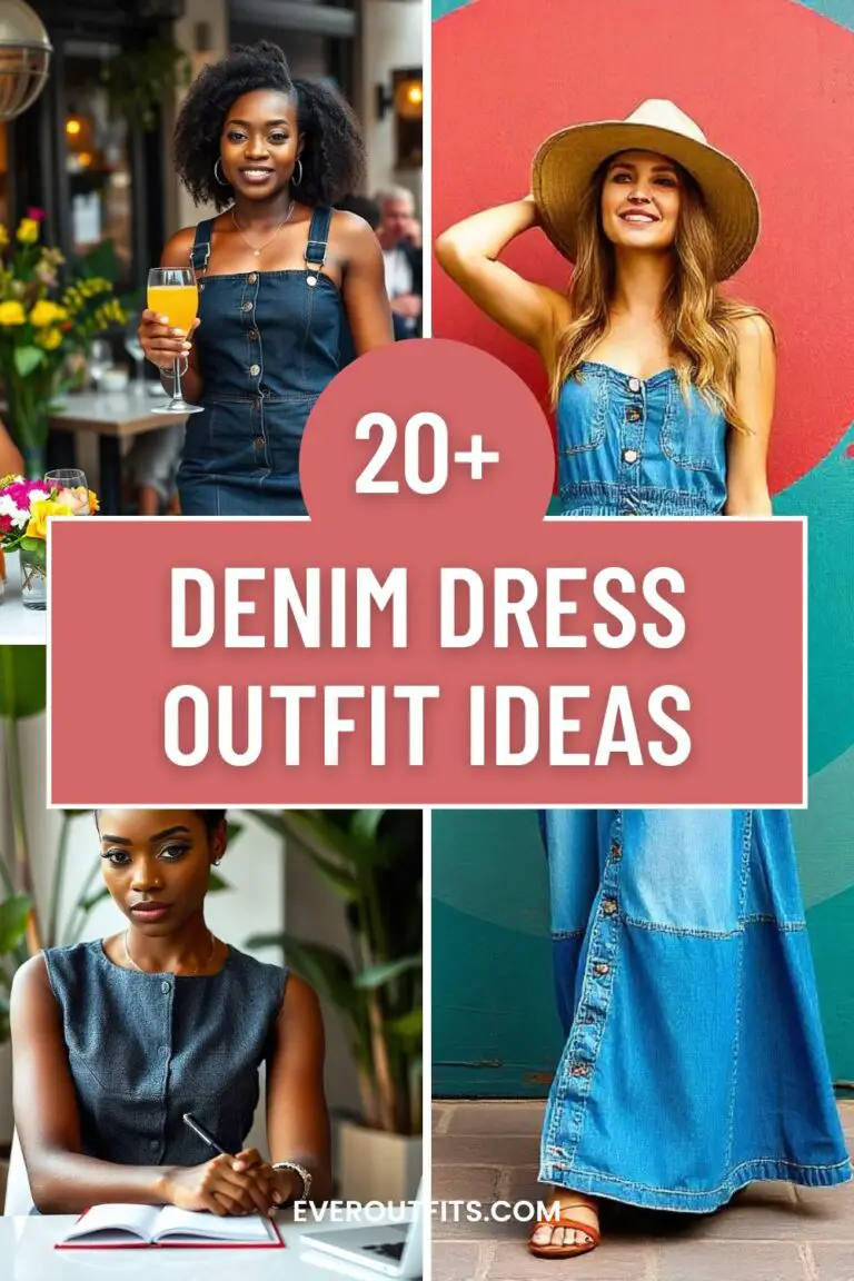20+ Denim Dress Outfit Ideas for Every Occasion: Stylish