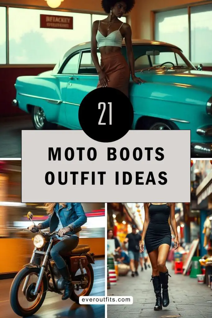 21+ Stylish Moto Boots Outfit Ideas for Every Season