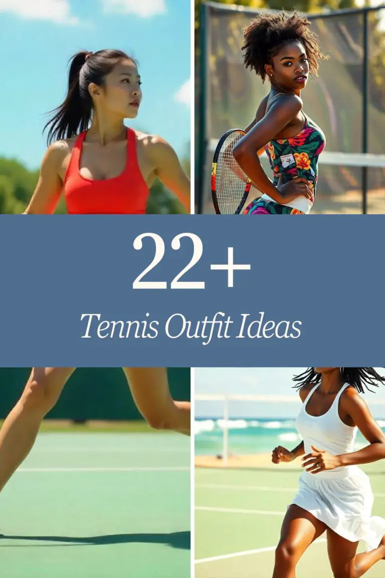 22+ Chic and Functional Tennis Outfit Ideas for Every Player