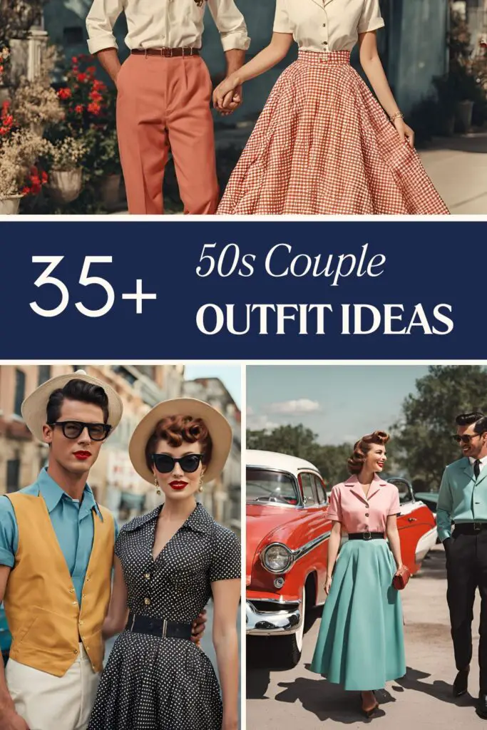 35+ Timeless 50s Couple Outfit Ideas for Style and Comfort