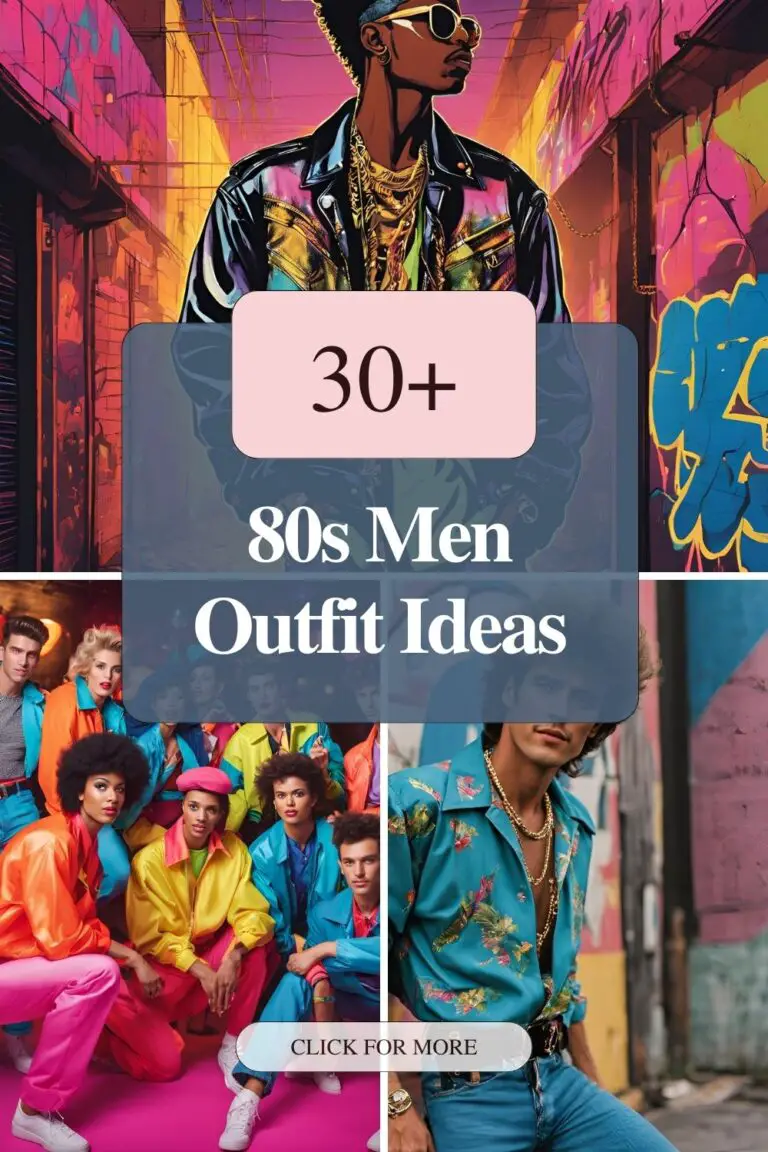 30+ Iconic 80s Men Outfit Ideas to Inspire Your Retro Style