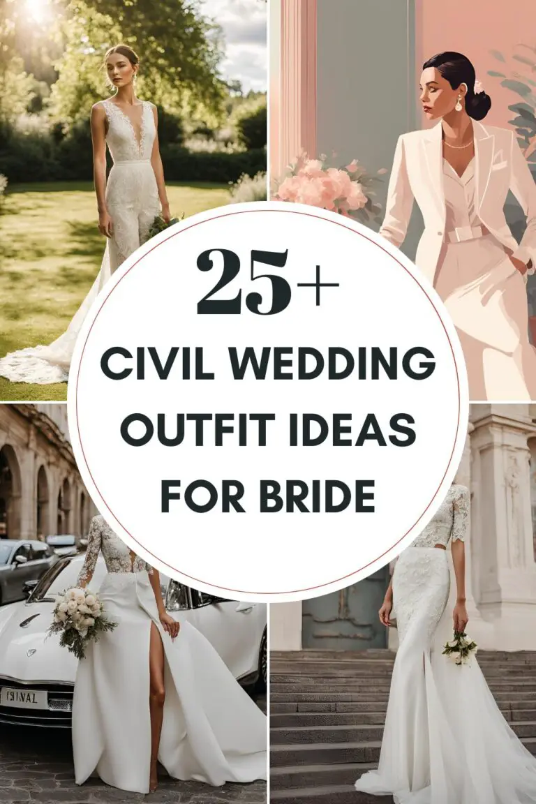25+ Civil Wedding Outfit Ideas for Bride: Stunning & Modern