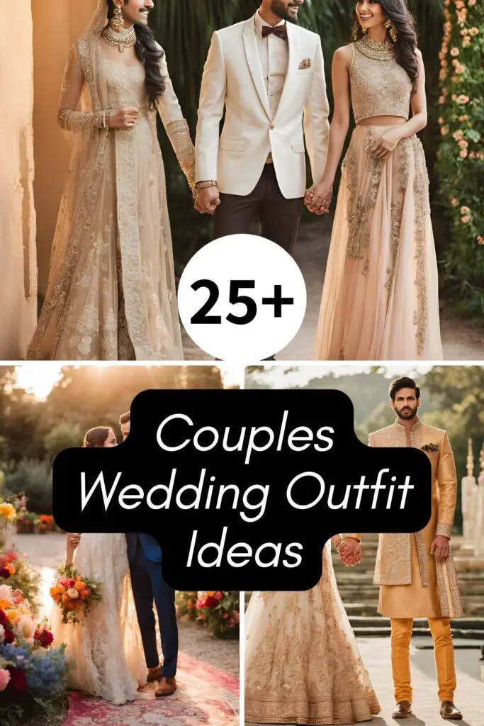 25+ Stylish Couples Wedding Outfit Ideas for a Perfectly