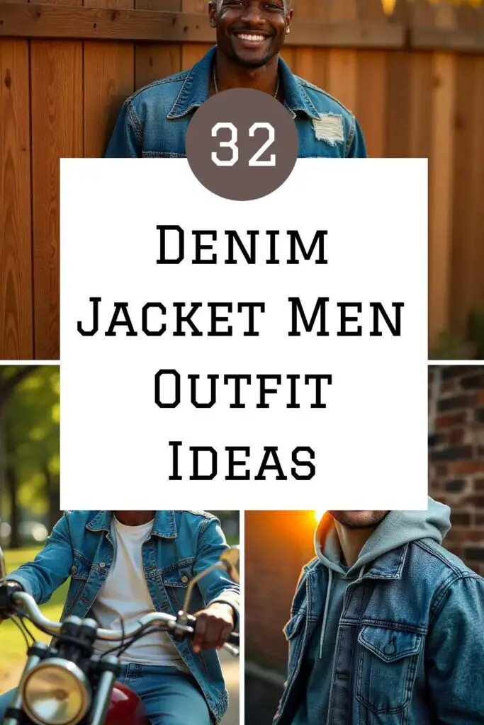 32+ Stylish Denim Jacket Men Outfit Ideas for Every Occasion
