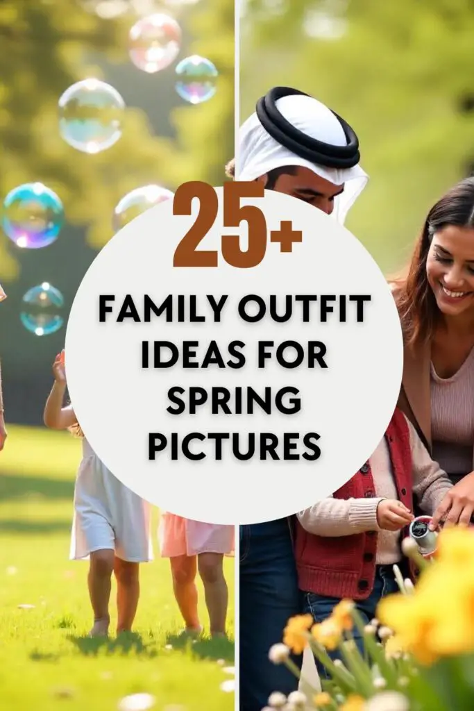 25+ Perfect Family Outfit Ideas for Spring Pictures to Shine