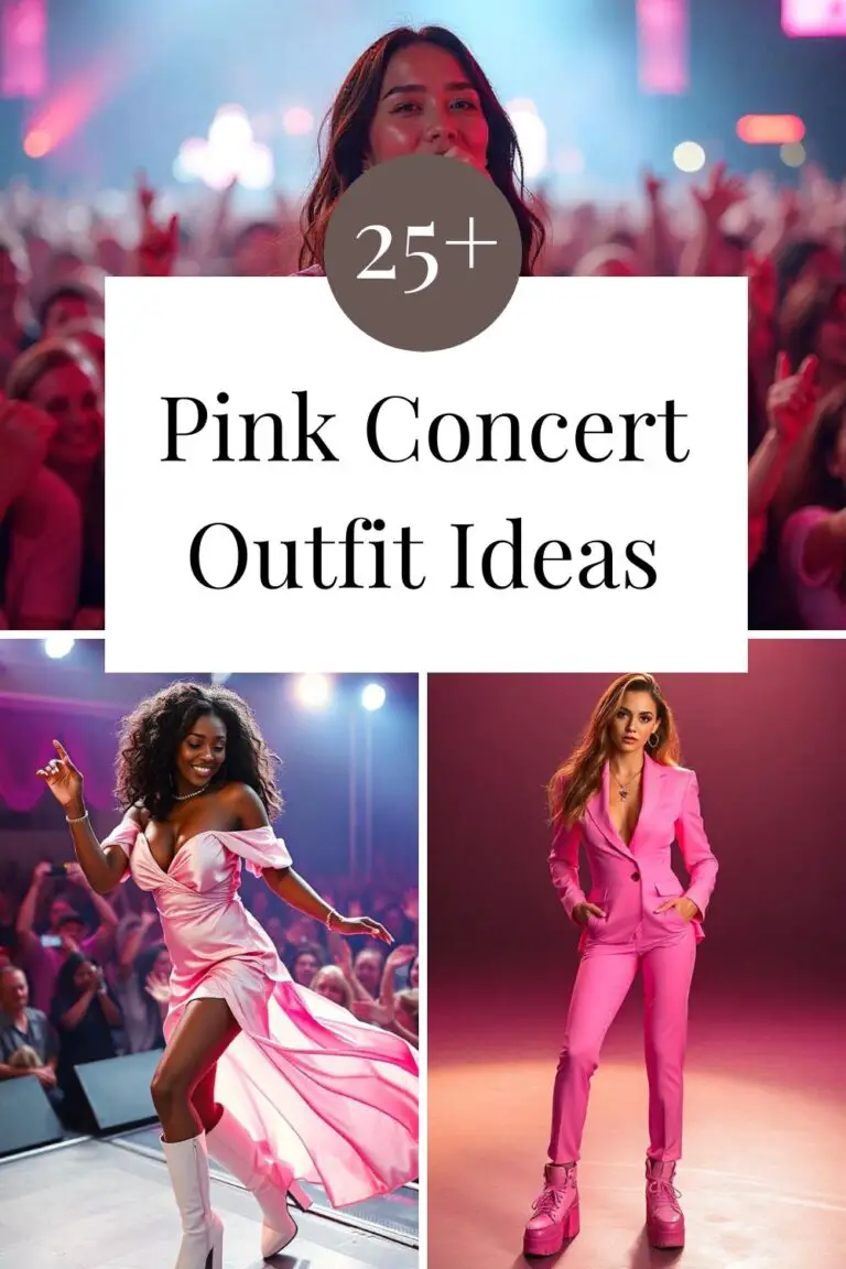 25+ Pink Concert Outfit Ideas to Rock Your Next Event in Style