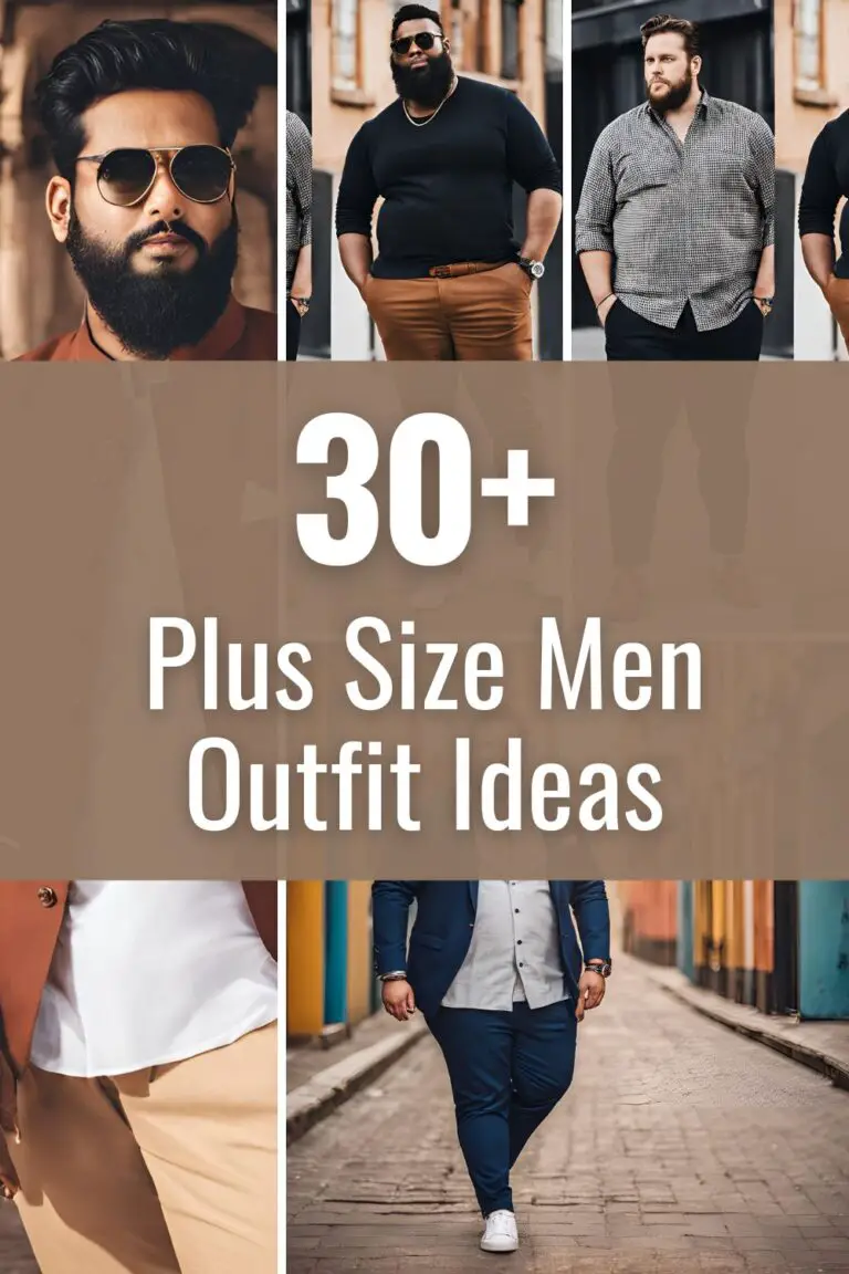 30+ Trendy Plus Size Men Outfit Ideas for Stylish and Comfortable