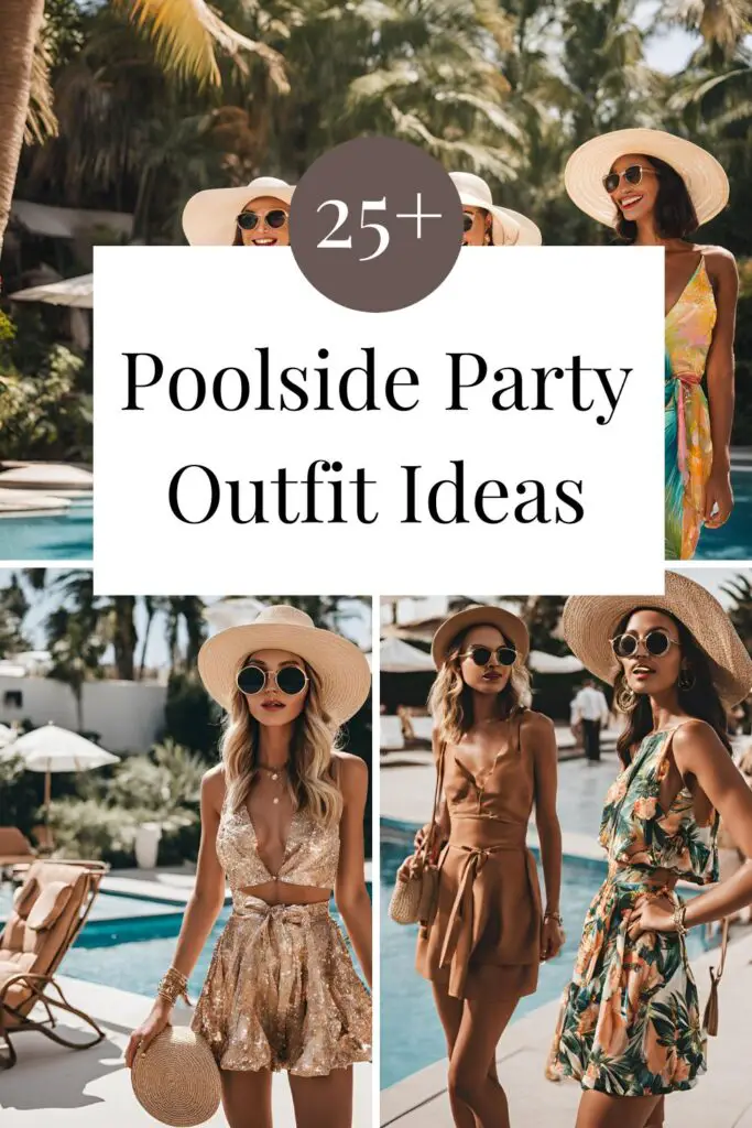 25+ Poolside Party Outfit Ideas for an Effortless Summer Vibe
