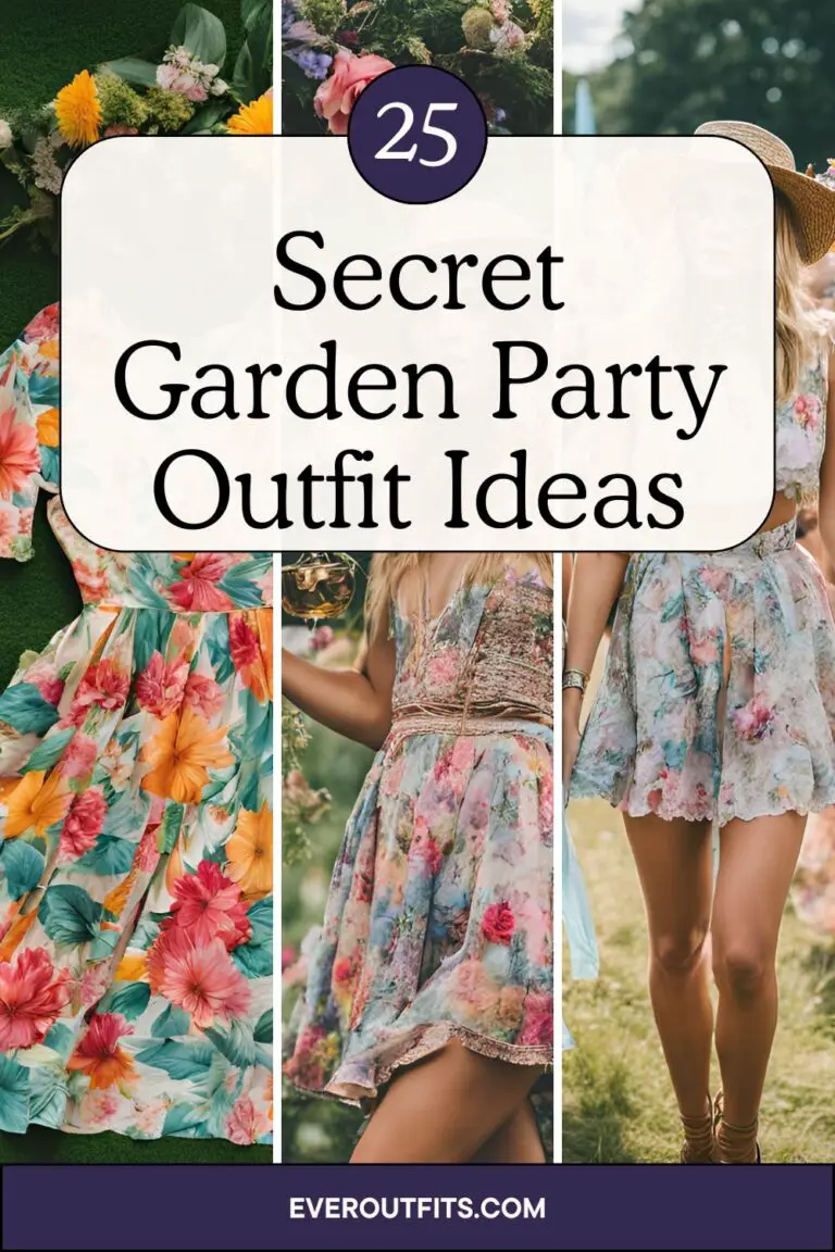 25+ Secret Garden Party Outfit Ideas for an Enchanting Look