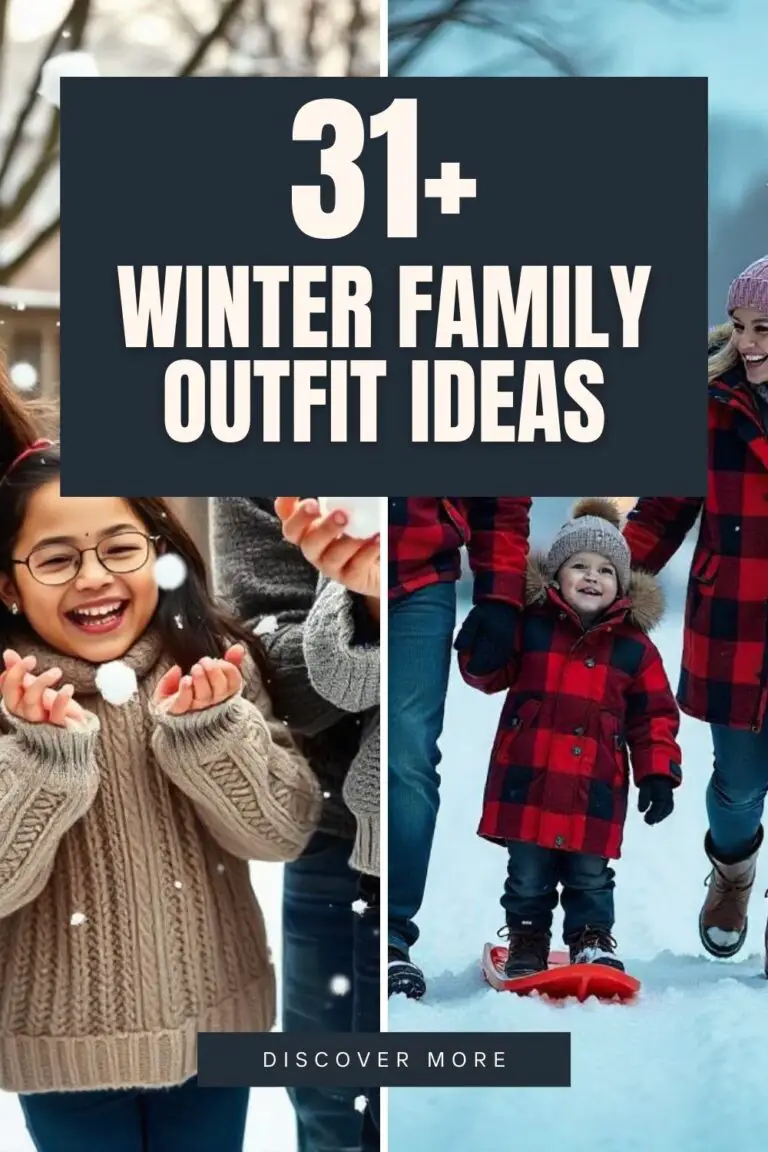 31+ Winter Family Outfit Ideas for Cozy, Stylish, and Memorable