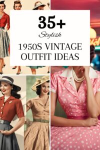 35+ Stunning 1950s Vintage Outfit Ideas for a Classic Retro Look