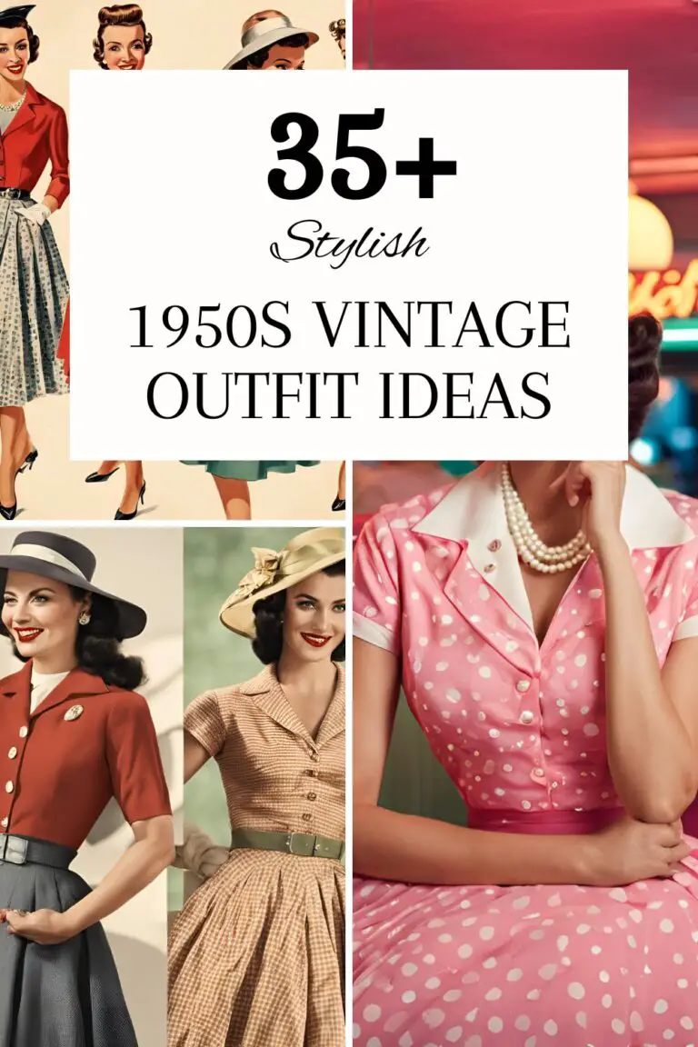35+ Stunning 1950s Vintage Outfit Ideas for a Classic Retro Look