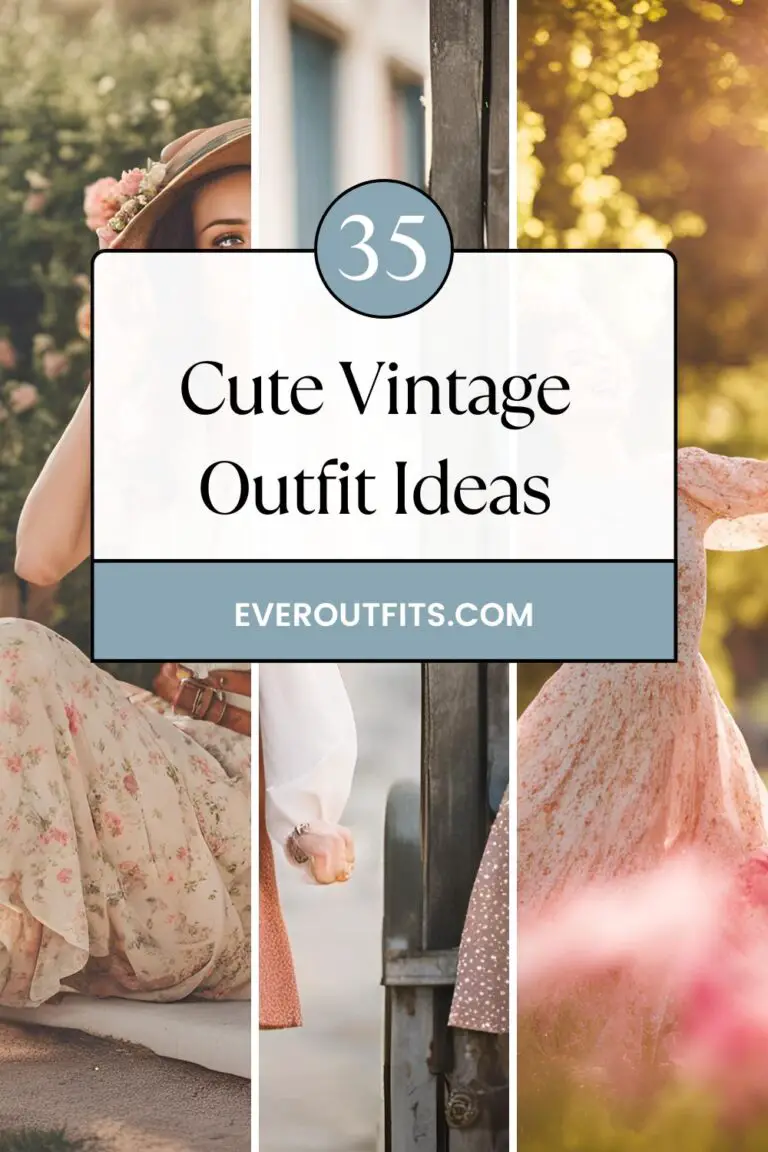 35+ Cute Vintage Outfit Ideas to Elevate Your Retro Style