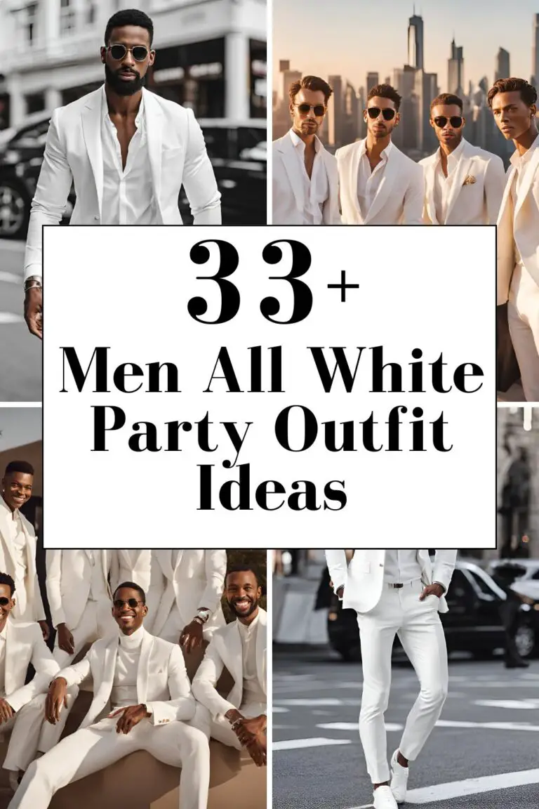 33+ Men All White Party Outfit Ideas to Elevate Your Style