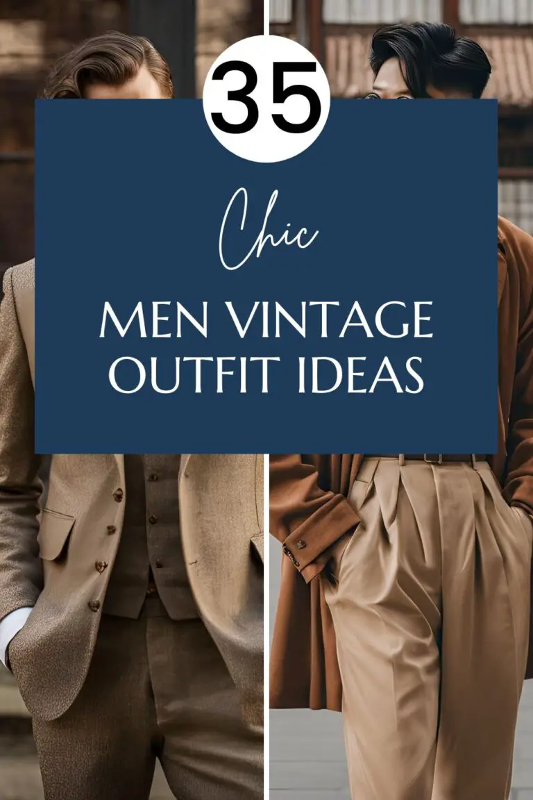 35+ Men Vintage Outfit Ideas for a Timeless and Classic Look