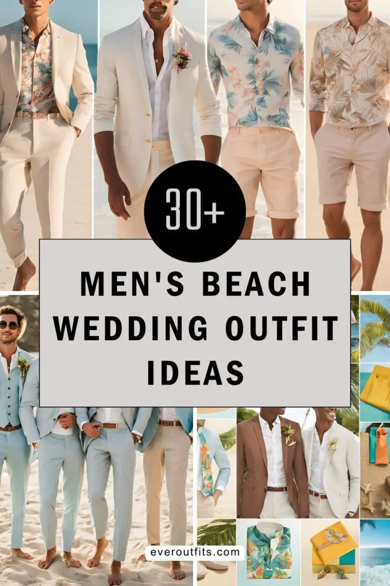 30+ Men's Beach Wedding Outfit Ideas for a Stylish & Comfortable