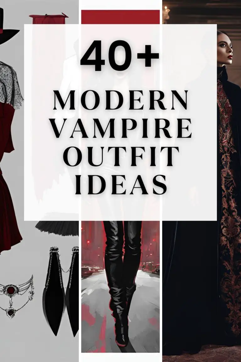 40+ Modern Vampire Outfit Ideas for a Stylish Gothic Look