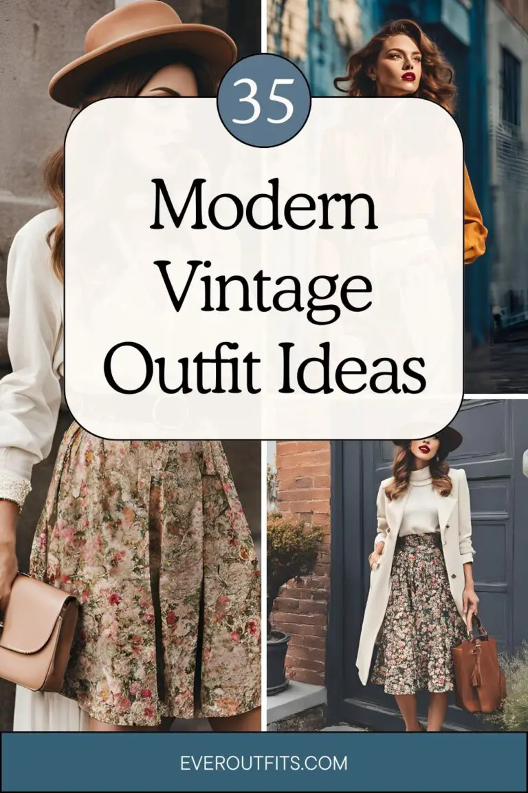 35+ Modern Vintage Outfit Ideas for a Stylish Retro-Inspired Look