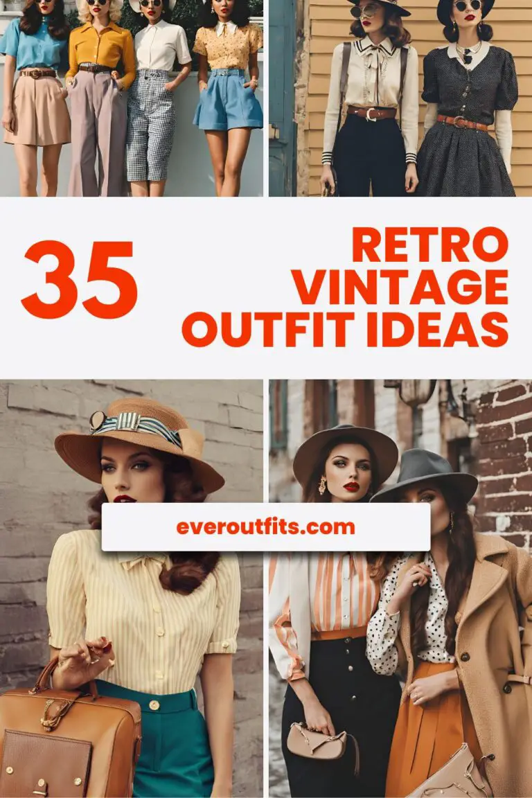 35+ Retro Vintage Outfit Ideas for a Timeless and Classic Look