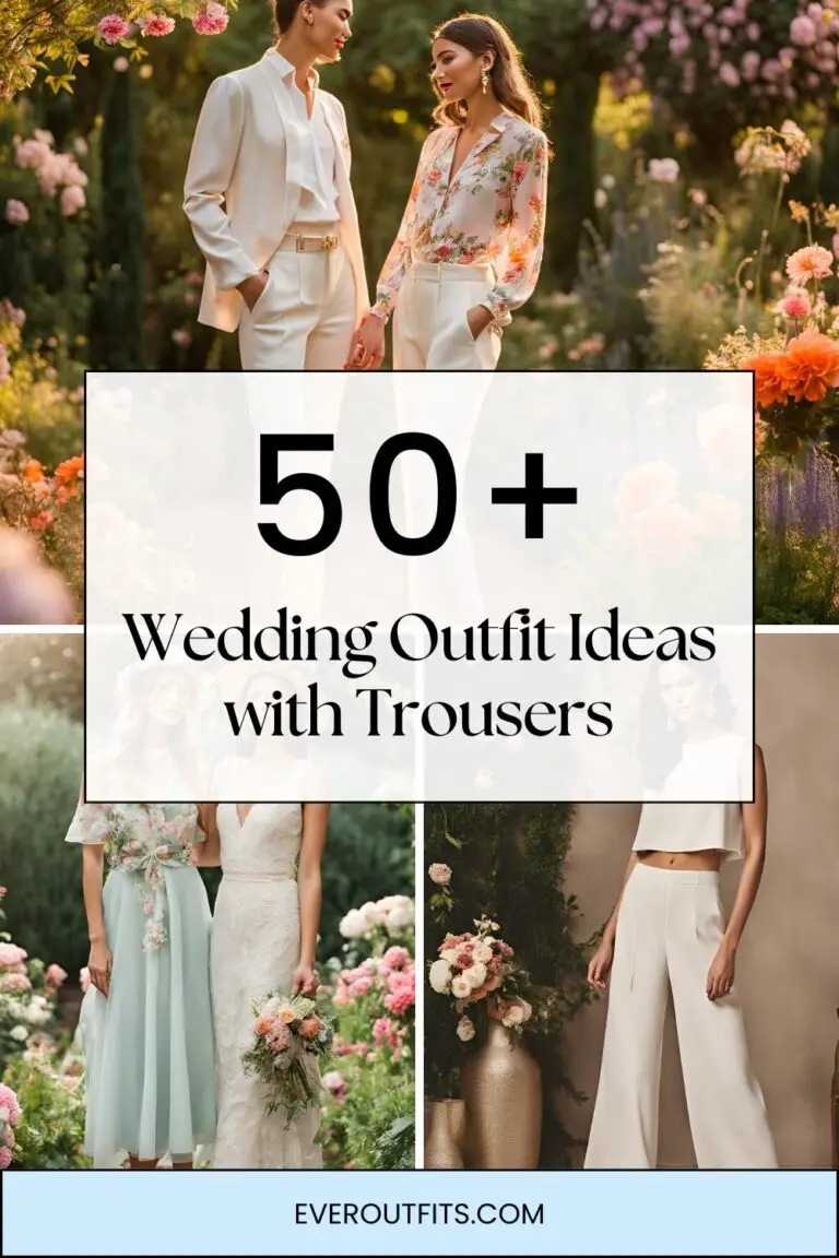 50+ Wedding Outfit Ideas with Trousers for a Stylish and Elegant