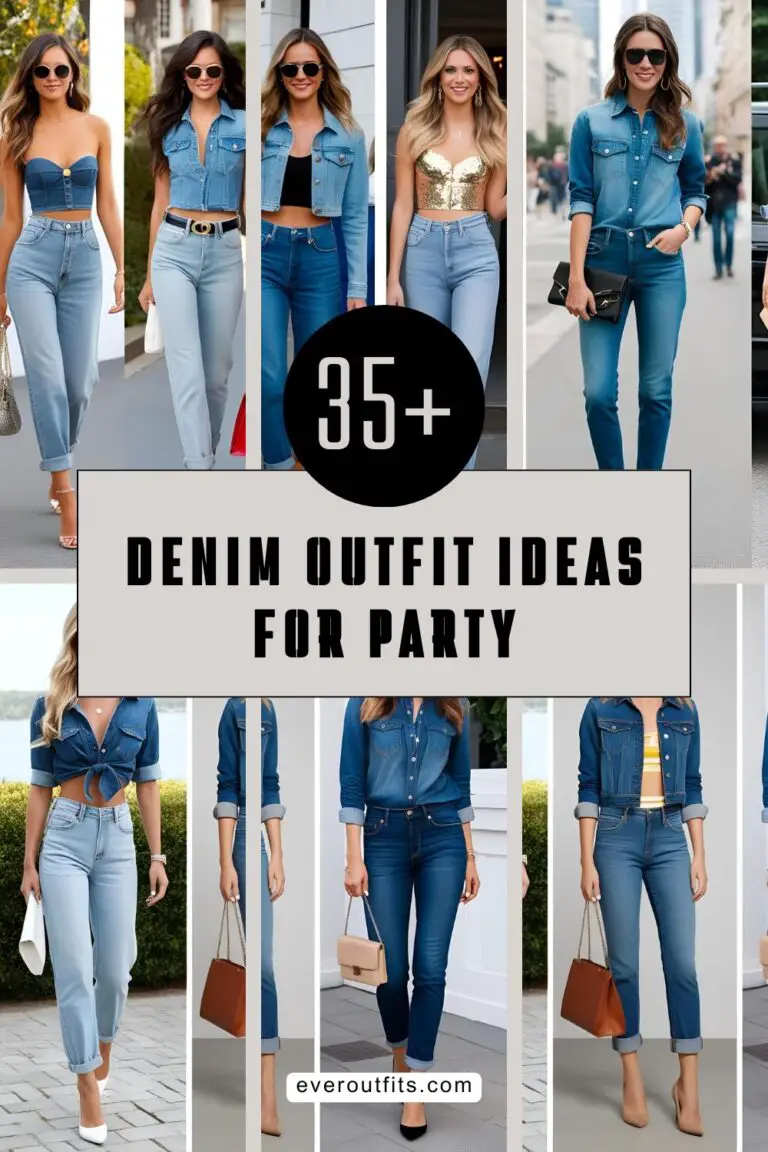 35+ Denim Outfit Ideas for Party to Elevate Your Style