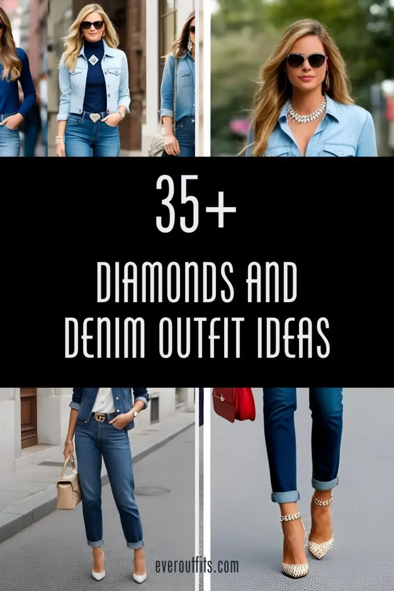 35+ Diamonds and Denim Outfit Ideas for a Glamorous Yet Casual
