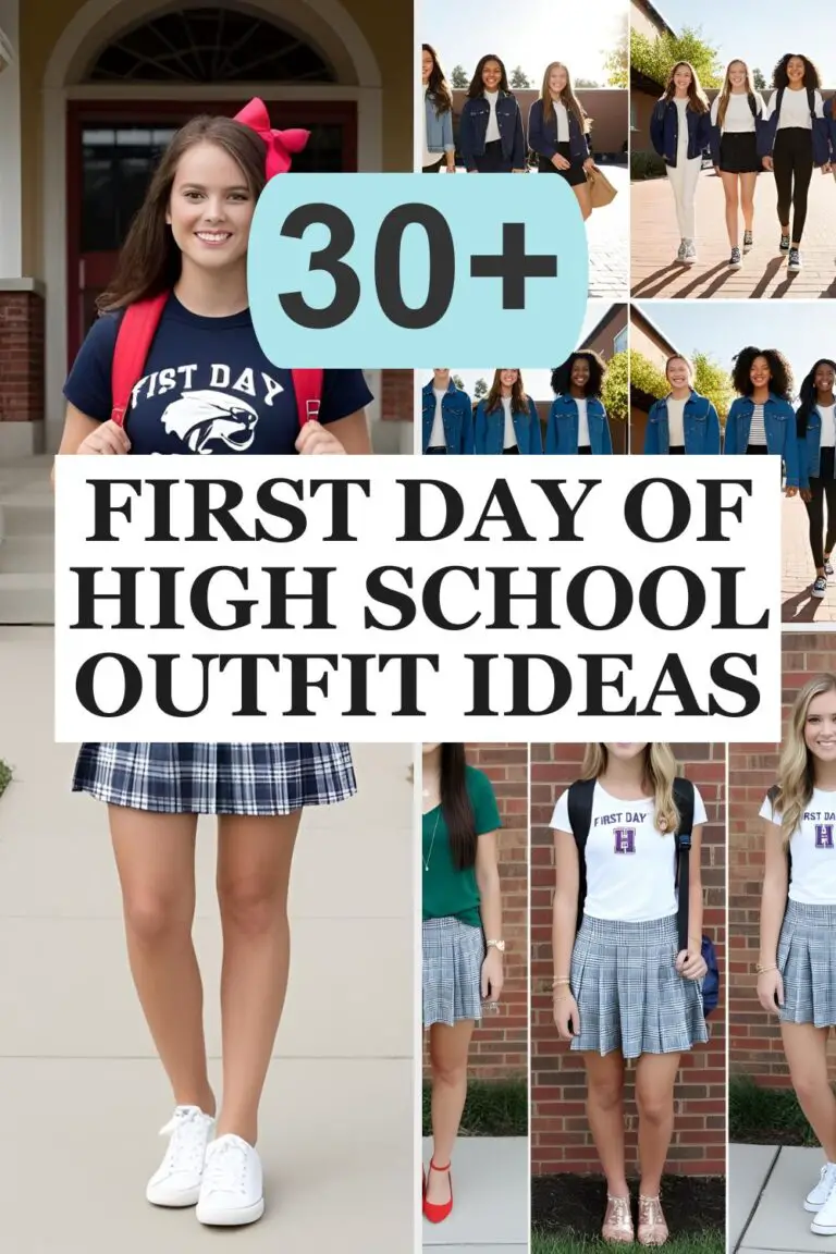 30+ First Day of High School Outfit Ideas