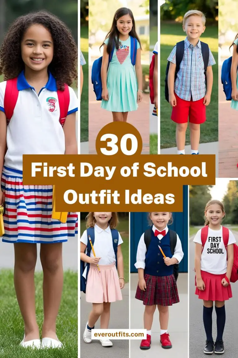 30+ First Day of School Outfit Ideas to Start the Year in Style