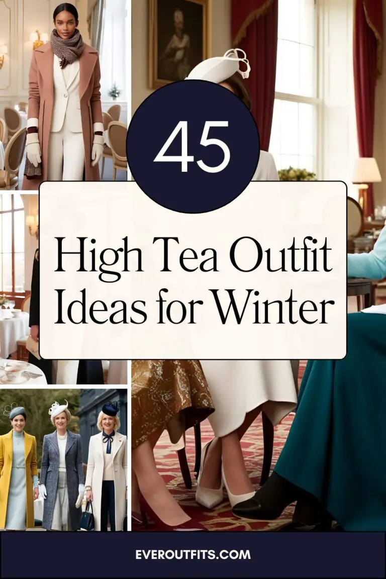 45+ High Tea Outfit Ideas for Winter to Stay Chic and Cozy