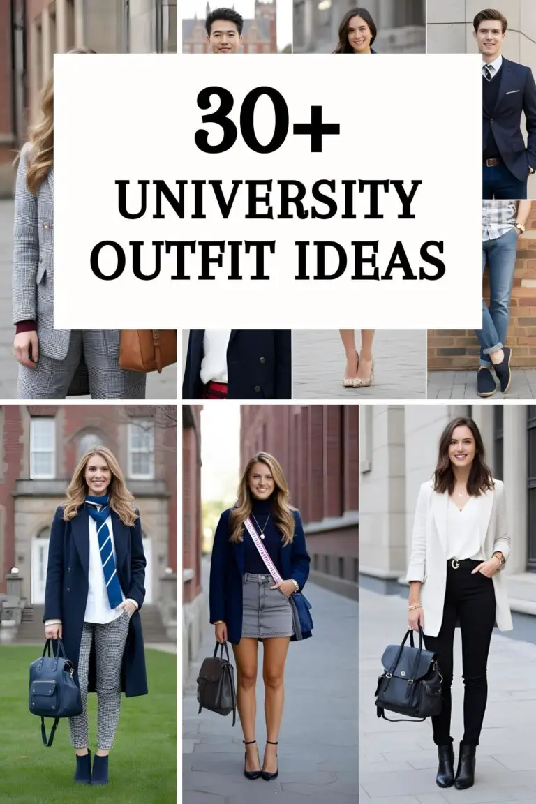 30+ University Outfit Ideas for a Stylish and Comfortable Campus