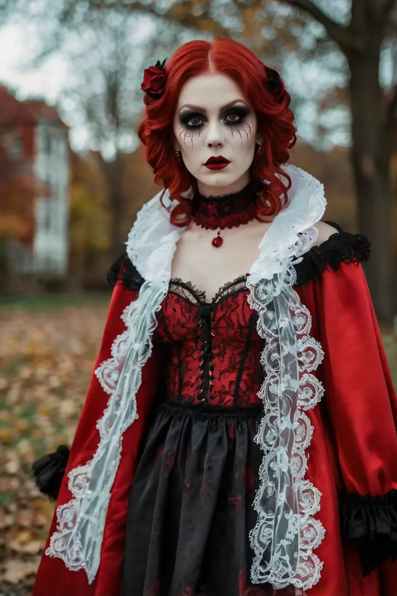 41+ Red Halloween Outfit Ideas to Stand Out in Spooky Style