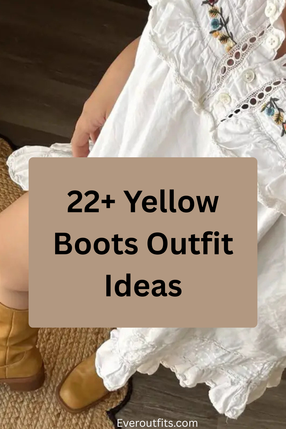 22+ Yellow Boots Outfit Ideas to Brighten Your Style