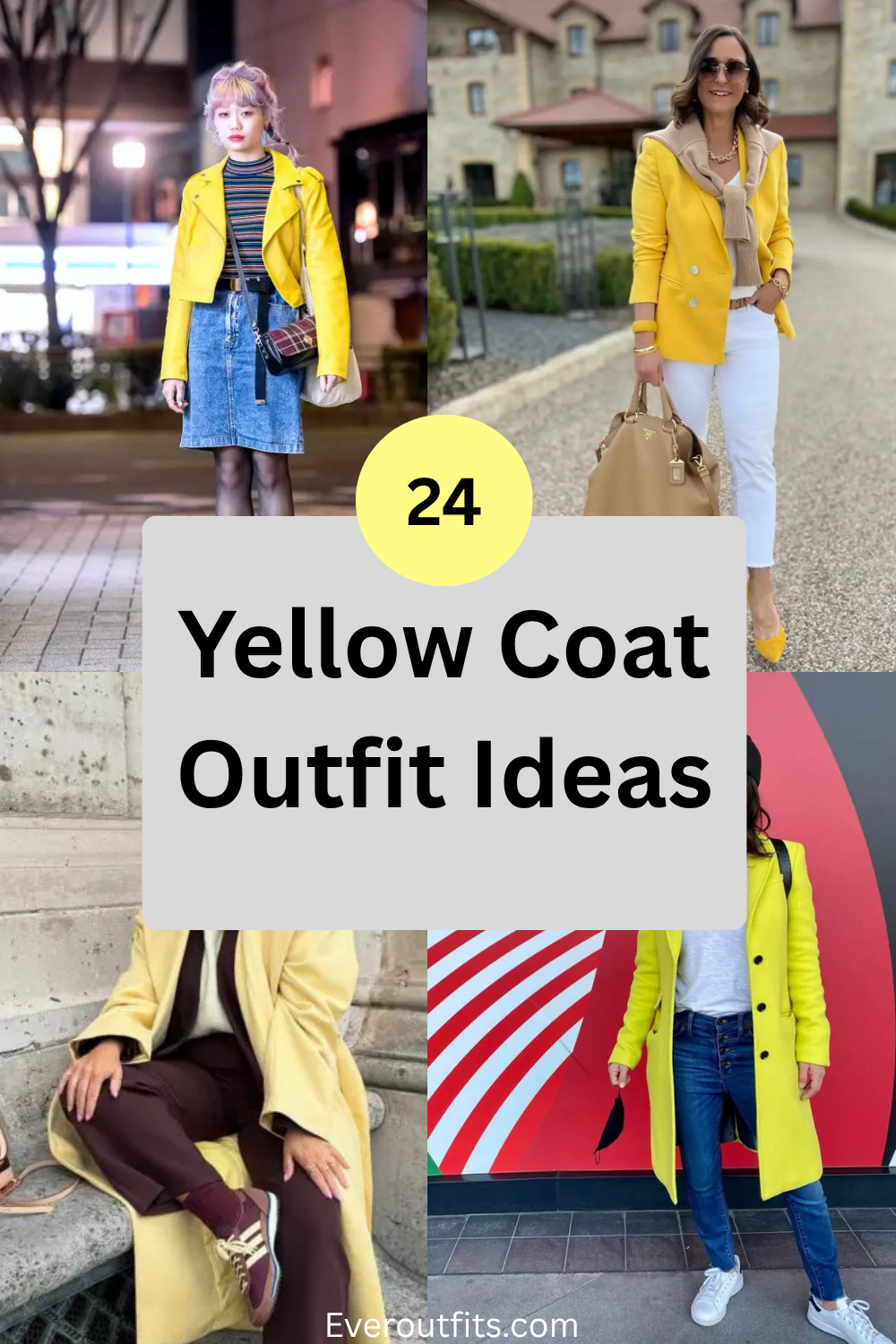 24+ Yellow Coat Outfit Ideas for a Bold and Stylish Look