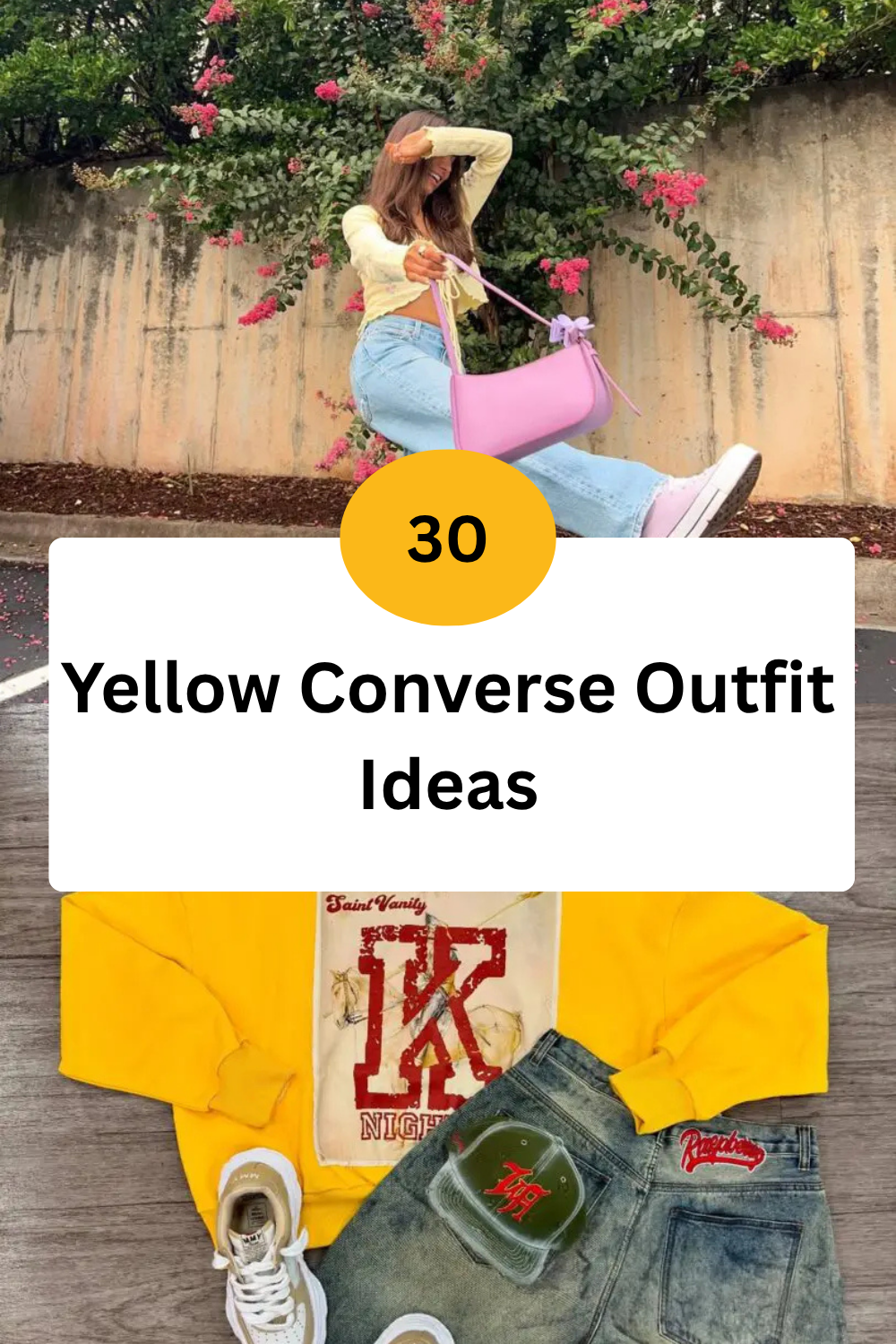 30+ Yellow Converse Outfit Ideas to Brighten Your Style