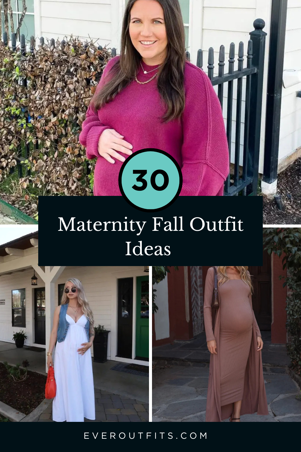 30+ Maternity Fall Outfit Ideas for a Cozy & Stylish Pregnancy