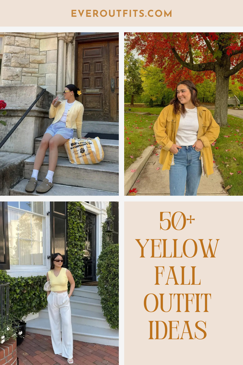 50+ Yellow Fall Outfit Ideas to Brighten Up Your Autumn Wardrobe